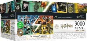 Trefl - Puzzle - UFT Harry Potter: Bradavické koleje / 9000 dílků / 19