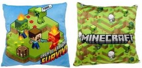 Dětský dekorační polštář Minecraft 40x40 cm Setino