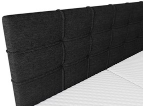 Jednolůžková postel 120 cm Infernus Comfort (černá) (s roštem, s úl. prostorem). 1082363