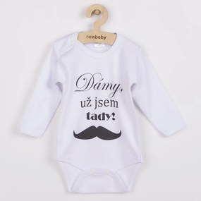 New Baby Body s potiskem Dámy, už jsem tady! - dárkové balení Vel. 50