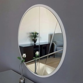 Kulaté nástěnné zrcadlo Lagas 60 cm stříbrné