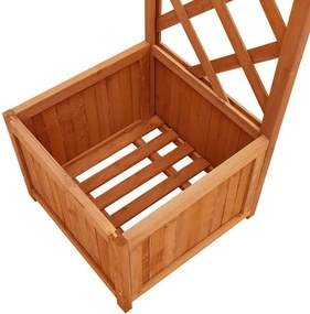 Zahradní pergola s truhlíky masivní jedle 316388
