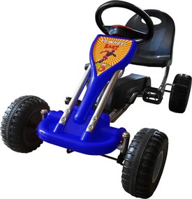 GO CART šlapací auto modré