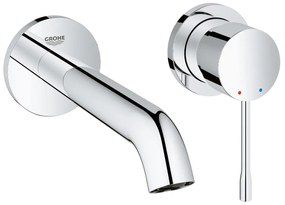 Grohe Essence - Umyvadlová baterie pod omítku, 2-otvorová instalace, chrom 19408001