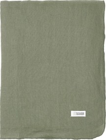 Lněný ubrus Broste GRACIE 160x300 cm zelenošedý