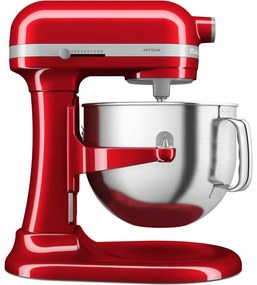 KitchenAid Artisan kuchyňský robot se zvedací mísou 6,6 l, červená metalíza, 5KSM70SHXECA