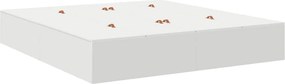 Rám postele s úložným prostorem s úložištěm Bílá 180 x 200 cm 3335397