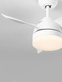 LED bílé designové stropní svítidlo Nerina s dálkovým ovládáním