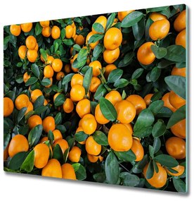 Skleněná krájecí deska mandarinky 60x52 cm