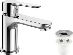 Mereo Mereo, Umyvadlová stojánková baterie vyšší, Zuna, clic-clac CH03P, vyšší varianta, CB10104ZC