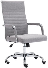 Kancelářská židle Skive - látkový potah | světle šedá