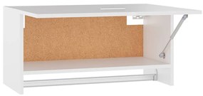 Šatní skříň bílá 70 x 32,5 x 35 cm dřevotříska - Default Title