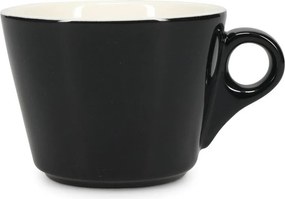 Černý porcelánový šálek na cappuccino 160 ml Barista – BonBistro