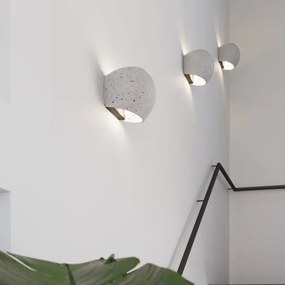 Sollux SL.1362 - Nástěnné svítidlo GLOBE 2xG9/8W/230V beton/šedá