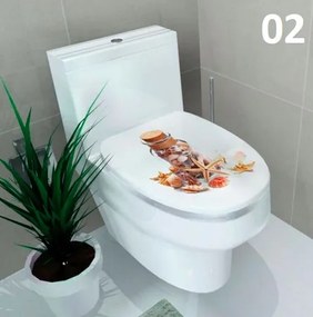 Samolepky na toaletu - různé motivy Motiv: 02