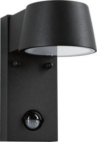 P 94453 Venkovní nástěnné svítidlo Capea antracit IP44 6W 230V teplá bílá pohybové čidlo - PAULMANN