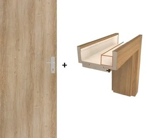 DRE Technické protipožární dveře pravé 90 cm jilm SETDPOJ90P