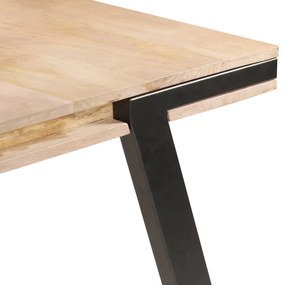 Jídelní stůl 180 x 90 x 76 cm masivní mangovníkové dřevo,  288119