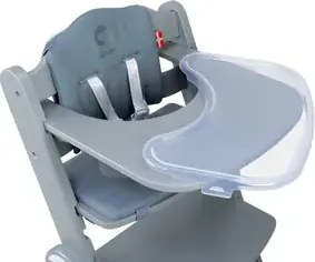 Kidnort Drömmer Unique Jídelní židlička šedá