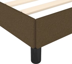 Rám postele bez matrací tmavě šedá 120x190 cm textil 3269608