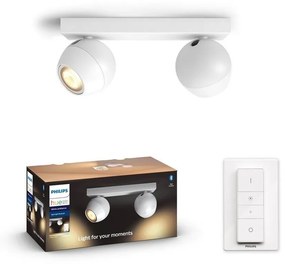 Philips | Philips 50472/31/P6 - LED Stmívatelné bodové svítidlo Hue BUCKRAM 2xGU10/5W/230V | P3769