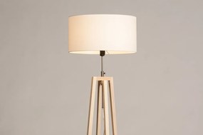 Stojací designová lampa Paola Bianco Maison and Natur Wood