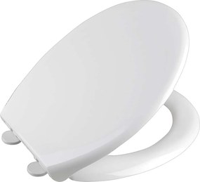 Aqualine Sofia - WC sedátko Soft Close, polypropylen, bílá BS122