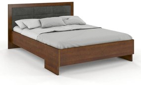 Zvýšená postel s čalouněným čelem - Kalmar - borovice,   , Borovice přírodní, 140x200 cm
