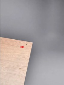 Jídelní stůl s deskou v dubovém dekoru 95x180 cm Nola - II. jakost – Unique Furniture