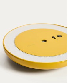 Žluté LED stmívatelné závěsné svítidlo s kovovým stínidlem ø 16 cm Porte – Kave Home