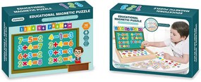 _Ostatní 1_ Puzzle edukační magnetické Číslice učíme se počítat v dřevěném boxu 11096
