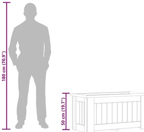 vidaXL Marketos Vyvýšený záhon 100 x 50 x 50 cm impregnovaná borovice