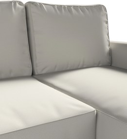 Potah na pohovku IKEA Backabro rozkládací se šezlongem barva šedá látka pletený vzor