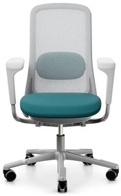 HÅG - Židle SOFI 7500 šedá s područkami, vyšší sedák