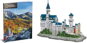 3d puzzle cubicfun 3d puzzle national geographic: neuschwanstein 121 dílků