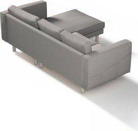 Potah na pohovku IKEA Norsborg 3-místná se šezlongem barva šedá látka pletený vzor