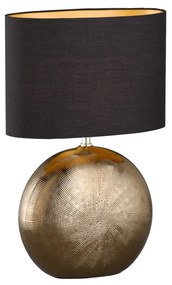 Stolní lampa Foro, bronz/černá, výška 53 cm