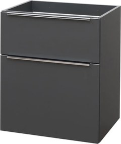 Mereo Mereo, Mailo, koupelnová skříňka 61 cm, bílá, dub, antracit, CN530S