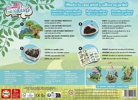 EDUCA Kreativní sada 3D Dream Gardens: Dům na stromě 2v1 / od 6 let
