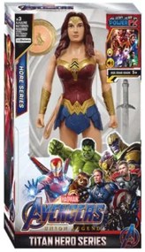 Ozvučené postavičky akčních superhrdinů Marvel, Titan Hero series 30 cm Varianta: Wonderwoman, s krabicí