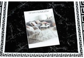 Dywany Luszczow Kusový koberec, Běhoun GLOSS moderni 2813 87 rám, černý / šedá Rozměr koberce: 80 x 250 cm