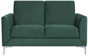 Sametová sada nábytku pro šest osob v zelené FENES Beliani