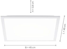 Leuchten Direkt 12201-16 - LED Stropní svítidlo FLAT LED/22W/230V