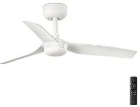FARO Barcelona FARO 33820 - Stropní ventilátor MINI PUNT S bílá pr. 90 cm + dálkové ovládání 33820