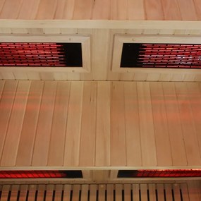 BPS-koupelny Kombinovaná sauna 2v1  - Infrasauna + finská sauna 200x160, 5-6 osob