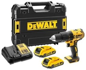 DeWALT DCD778D2T Aku příklepová vrtačka, 2x 2Ah baterie+nabíječka, Tstak