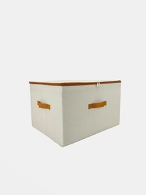 Sinsay - Úložný box s víkem na zip - béžová