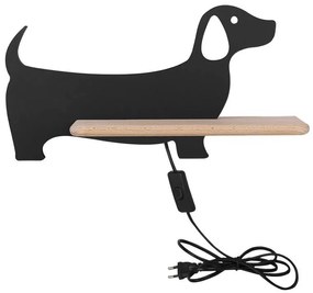 Dětská lampička DOG LED Candellux Černá