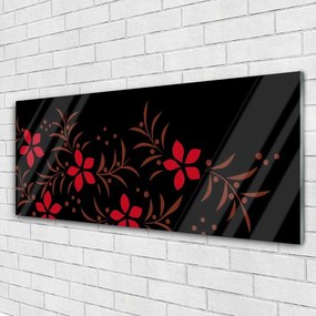 akrylový obraz Květiny Rostlina Příroda Umění 125x50 cm