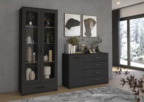 ADRK Furniture Frazio Vitrína ADRK-SHC-FRA-80-B